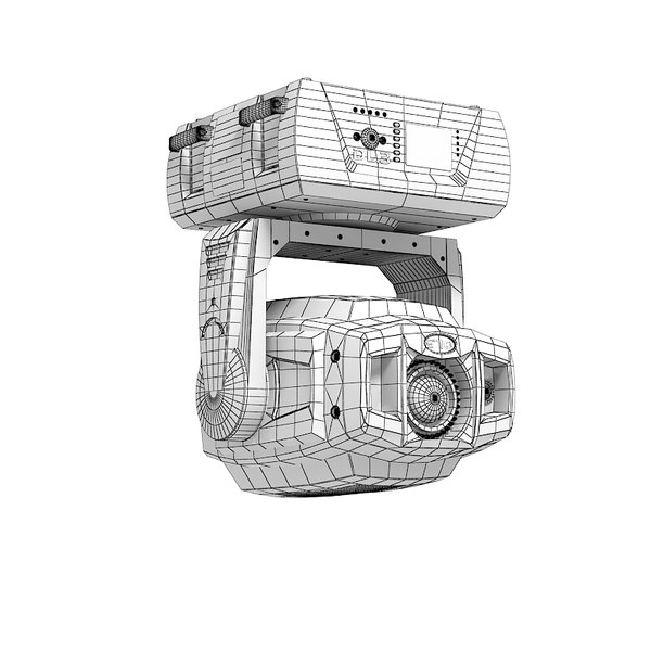 modelo 3d Luminaria móvil automatizada Barco DL3 - TurboSquid 647785
