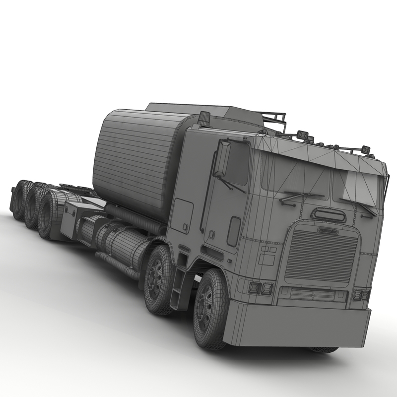 3d freightliner fla truck