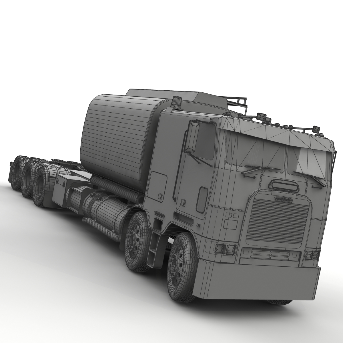 3d freightliner fla truck