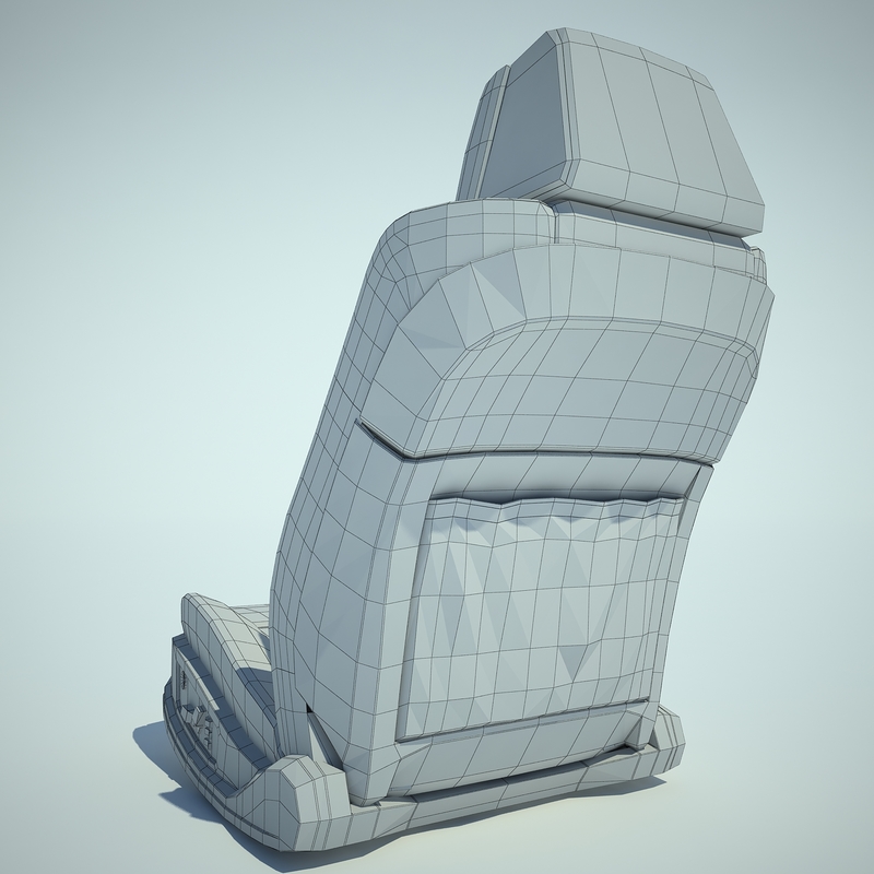 auto chair 3d model