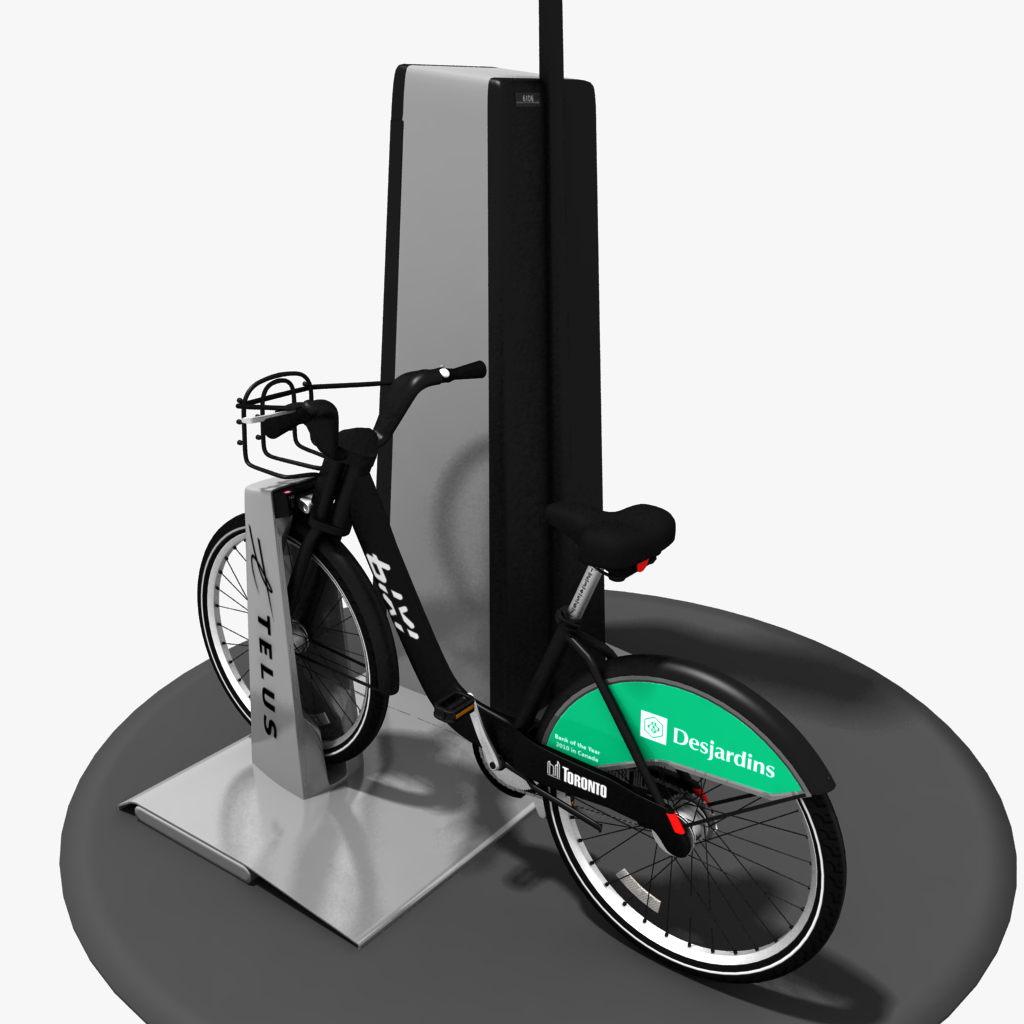 toronto bixi 3d model