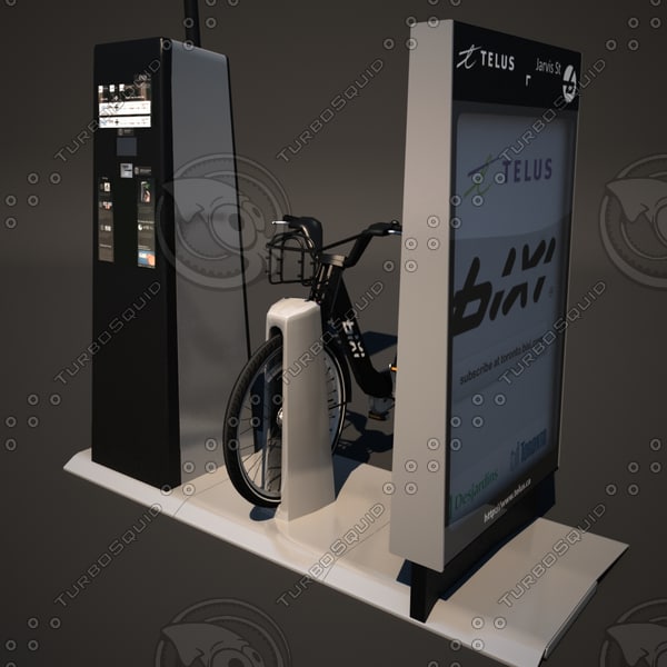 toronto bixi 3d model