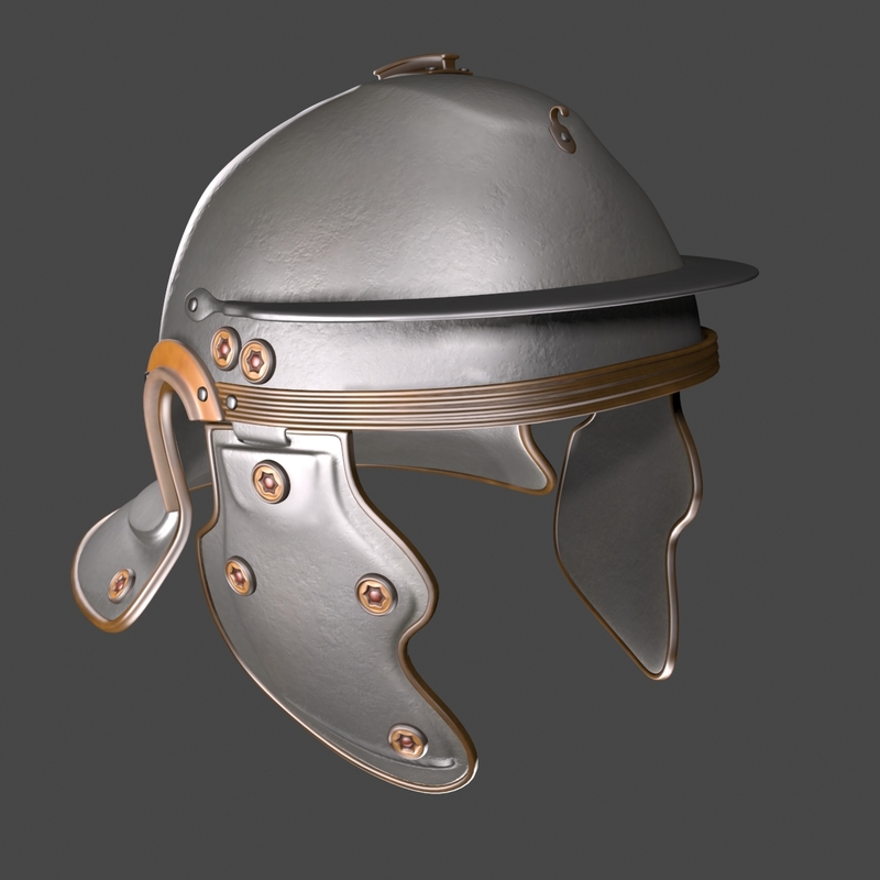 gallic helmet 3d model