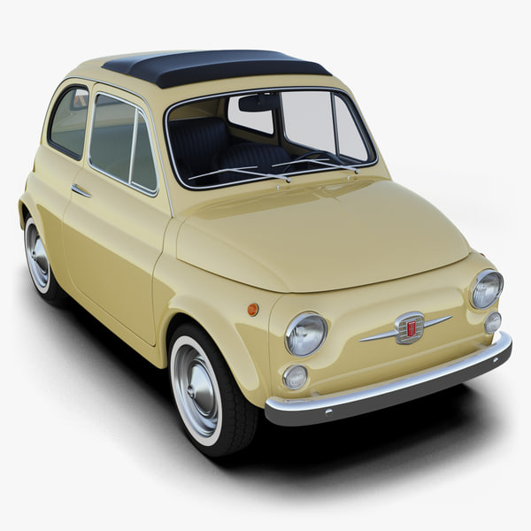 3d fiat 500 2008 new model