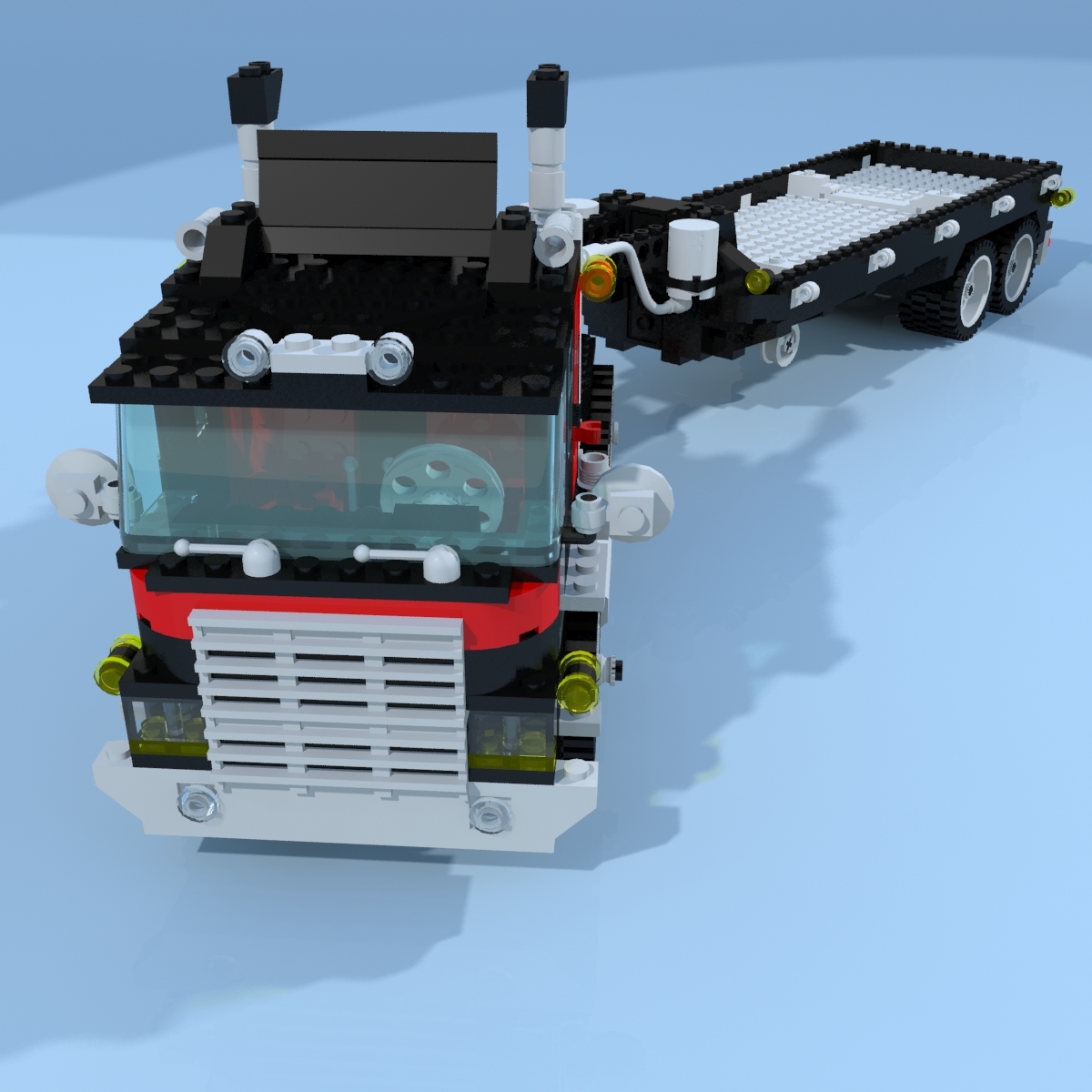 truck trailer lego set max