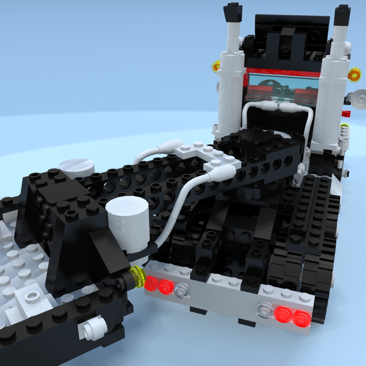 truck trailer lego set max