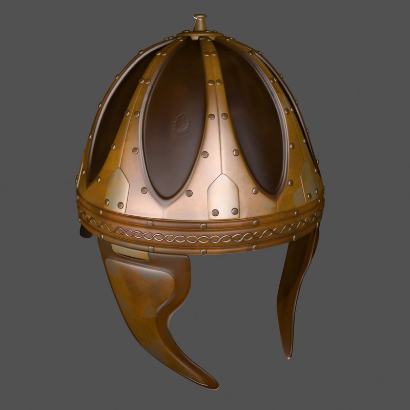 max riveted plate helmet