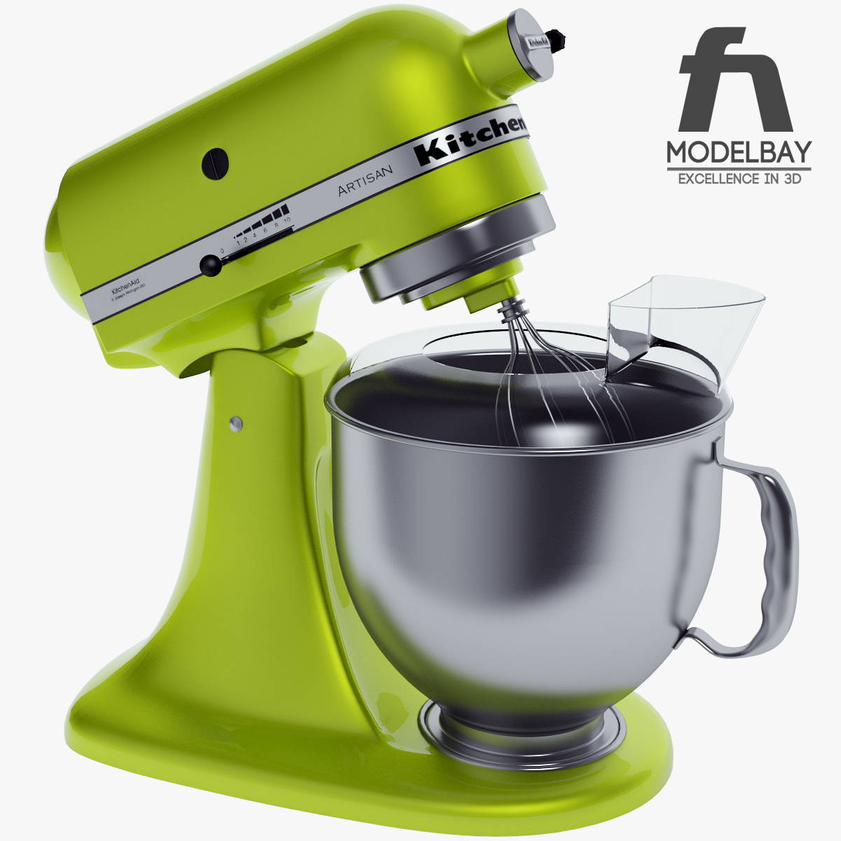 3d kitchen aid mixer model