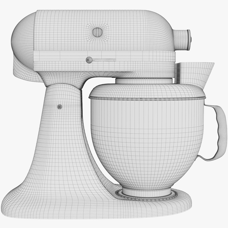 3d kitchen aid mixer model