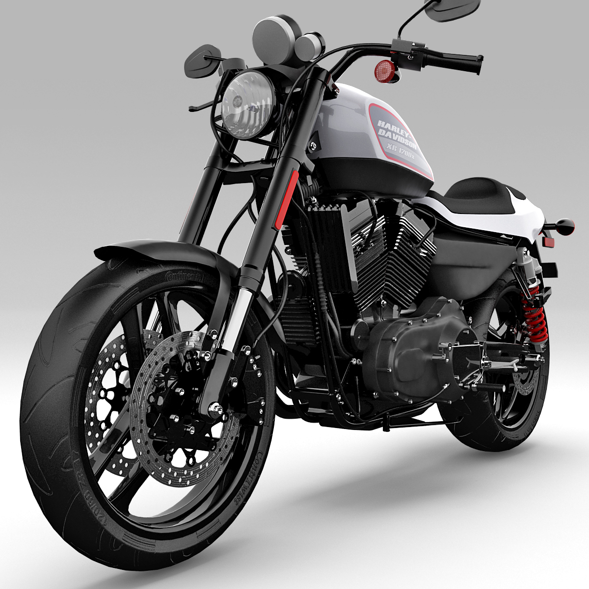 harley davidson xr 1200 3d max