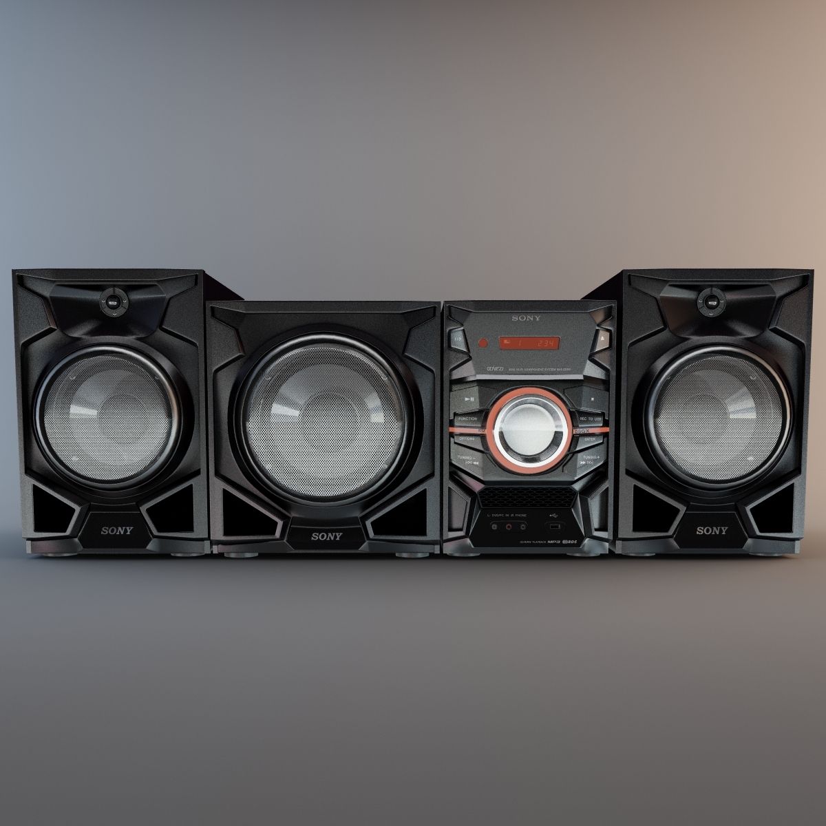 3ds max sony mhc ex900 set