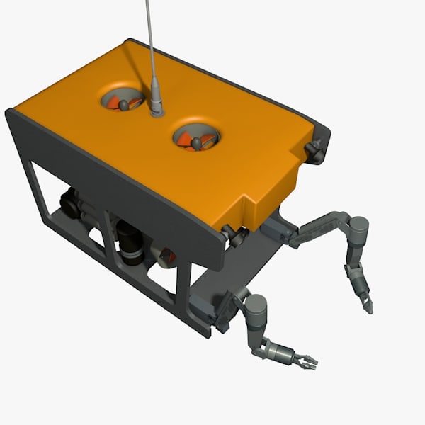 3d model rov vehicle work class