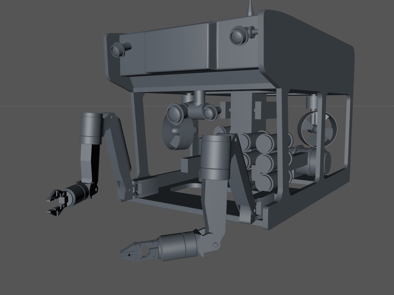 3d model rov vehicle work class