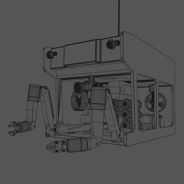 3d model rov vehicle work class