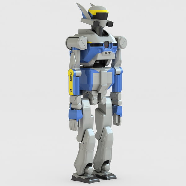 3d model humanoid robot hrp-2 promet