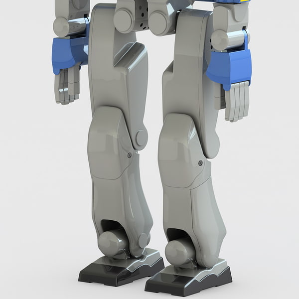 3d model humanoid robot hrp-2 promet