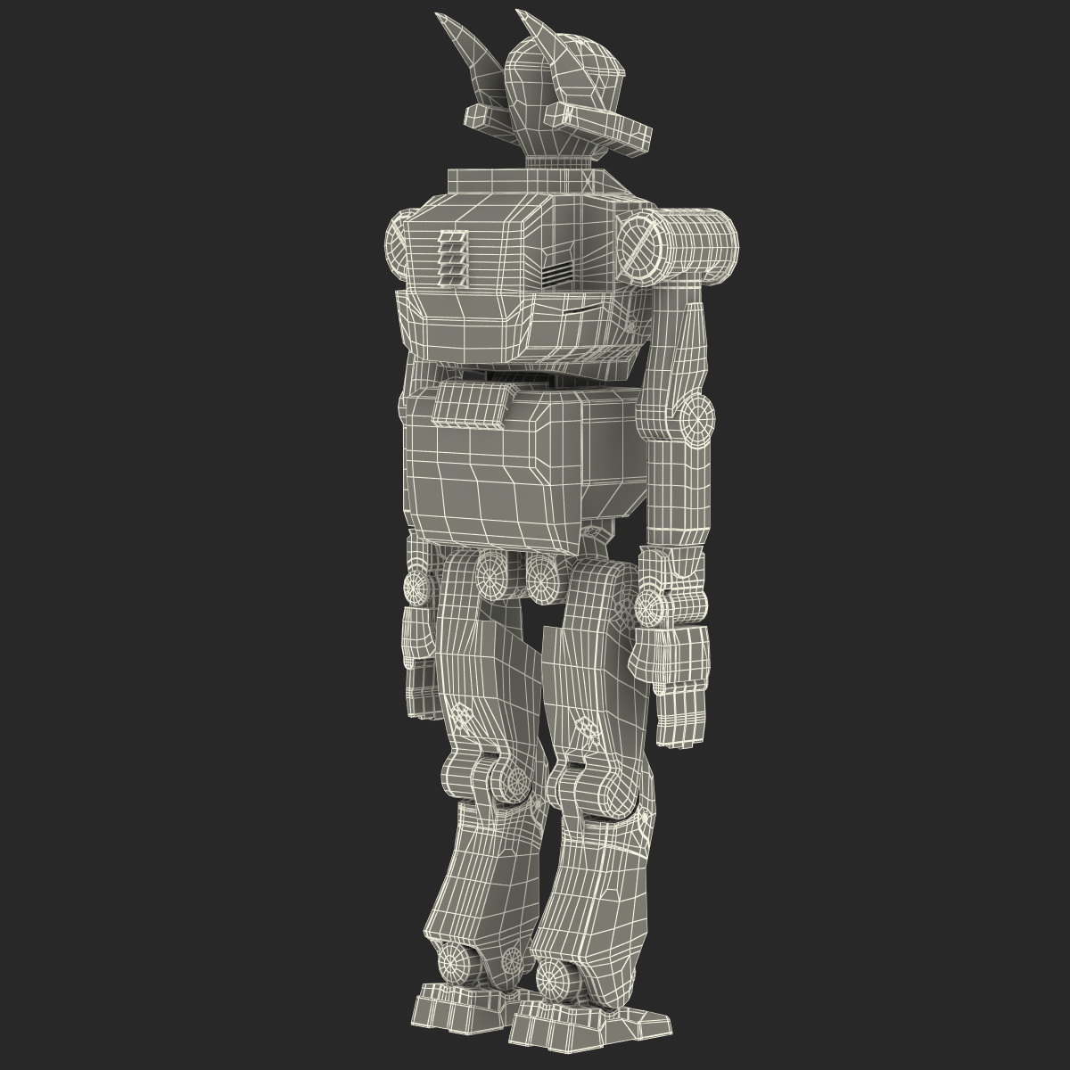 3d model humanoid robot hrp-2 promet