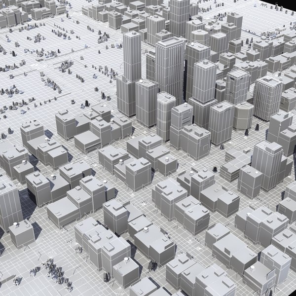 urban city 3d model