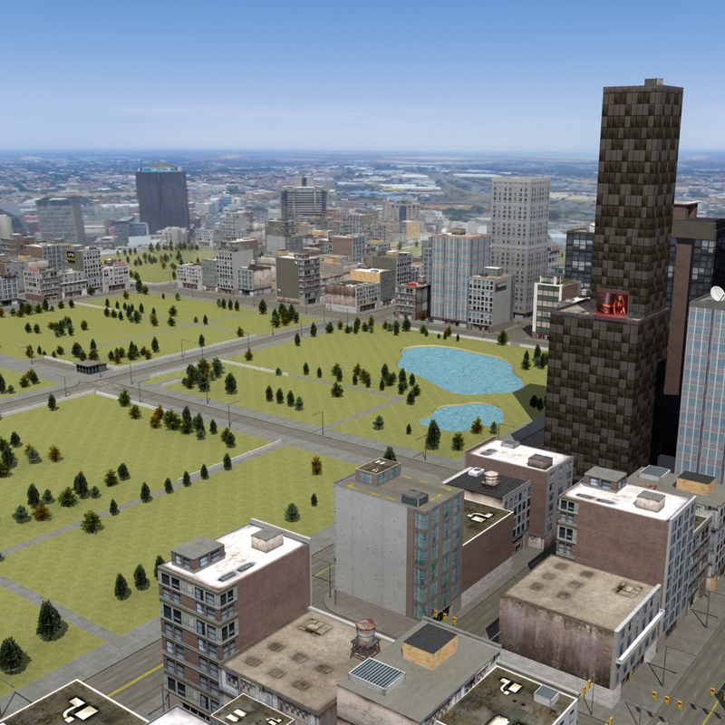 urban city 3d model
