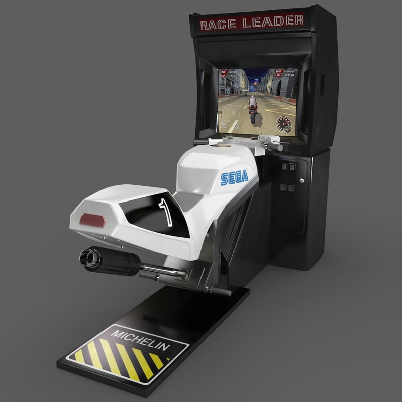 3d model racing simulator superbike