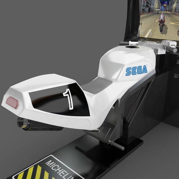 3d model racing simulator superbike