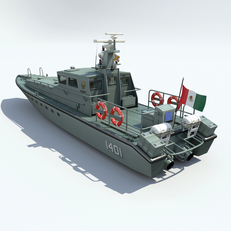 patrol boat interceptor 16 3d max