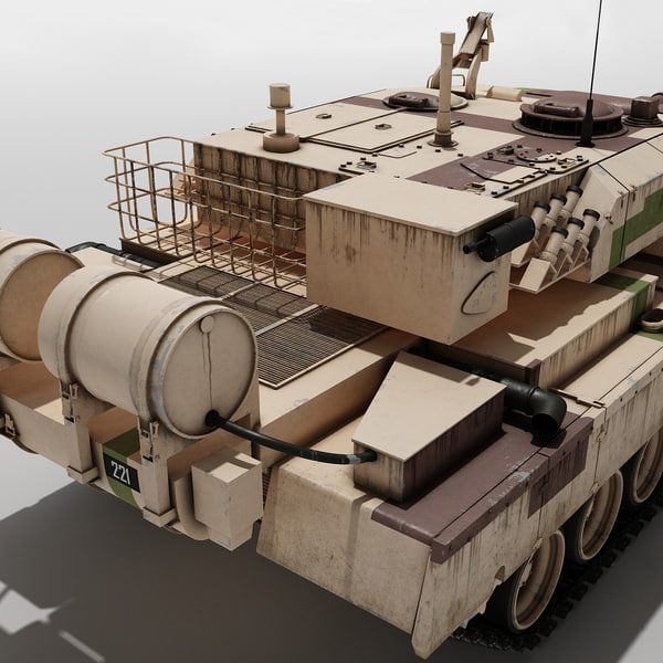 indian arjun tank main 3d obj