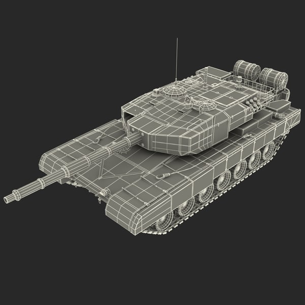 indian arjun tank main 3d obj