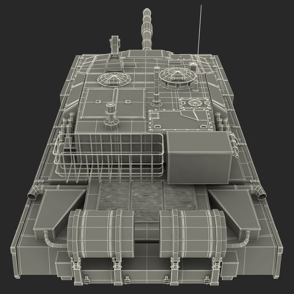 indian arjun tank main 3d obj