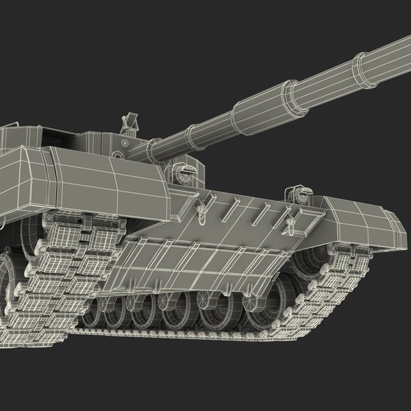 indian arjun tank main 3d obj