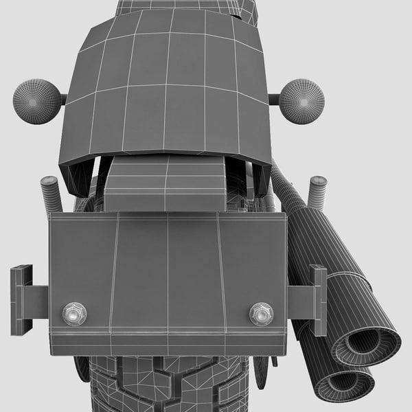 harley davidson fxs blackline 3d model