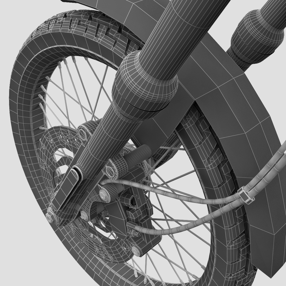 harley davidson fxs blackline 3d model