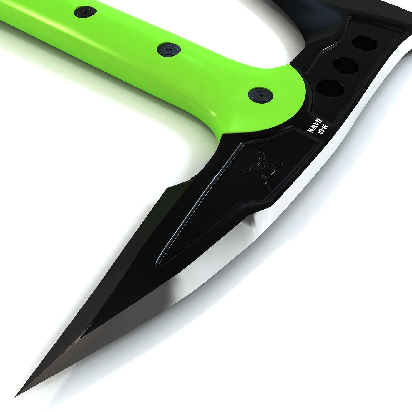 3d model united m48 hawk axe