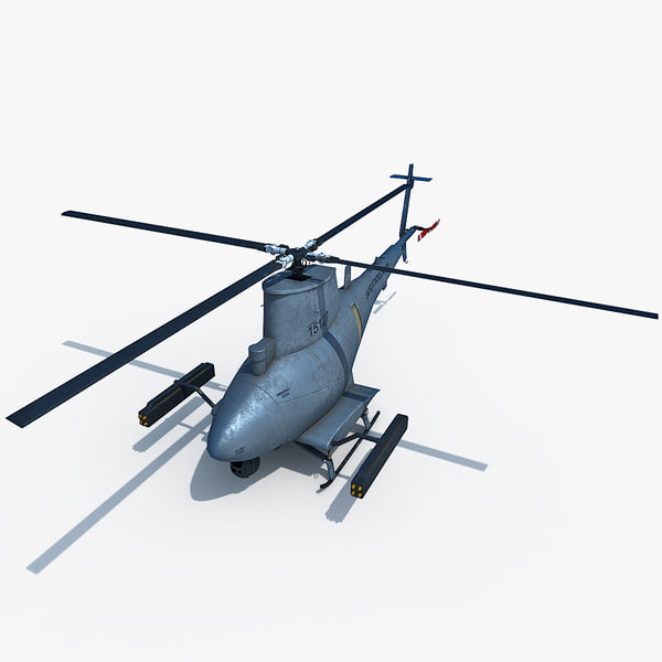 northrop grumman mq-8 scout 3d model
