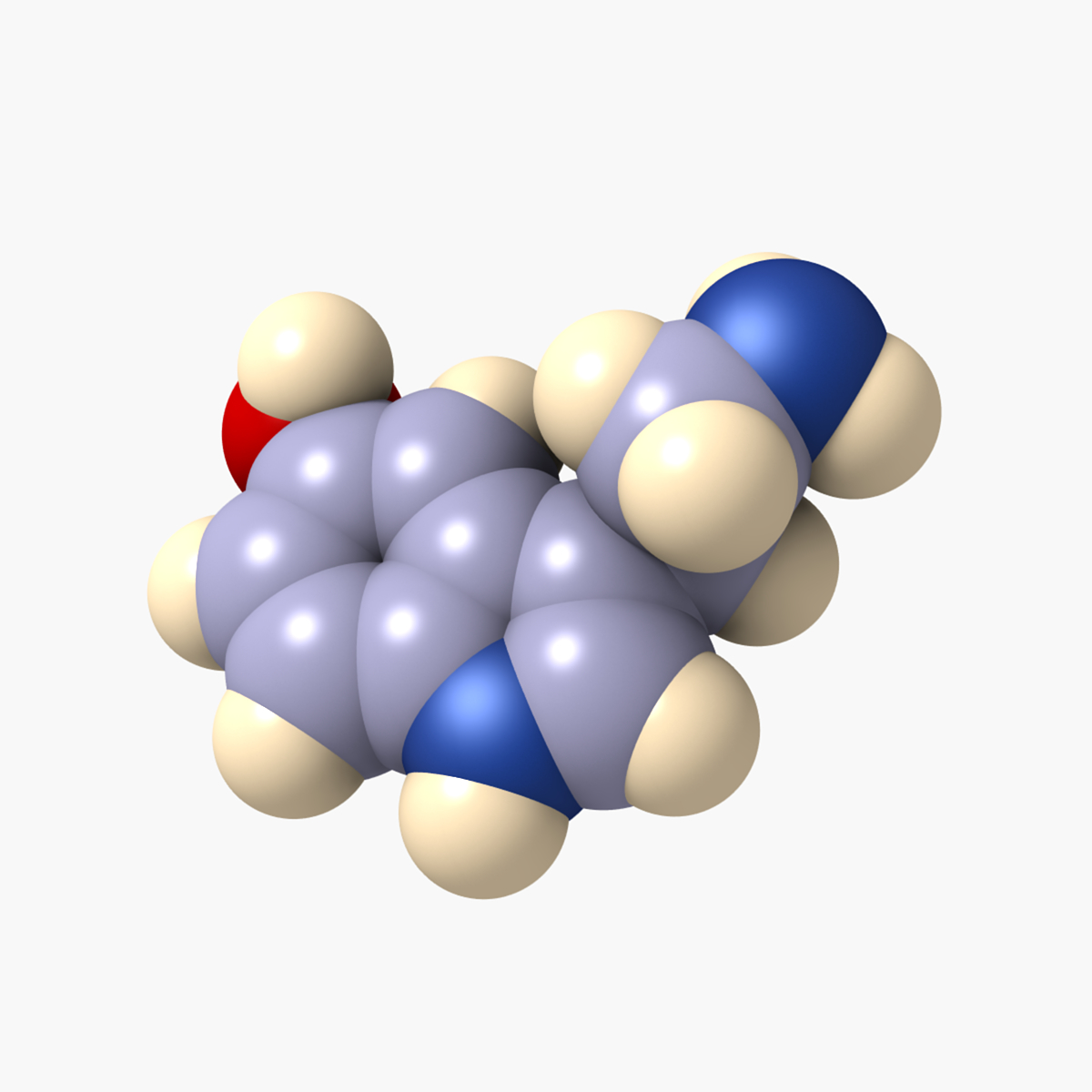 3dsmax serotonin molecule neurotransmitters