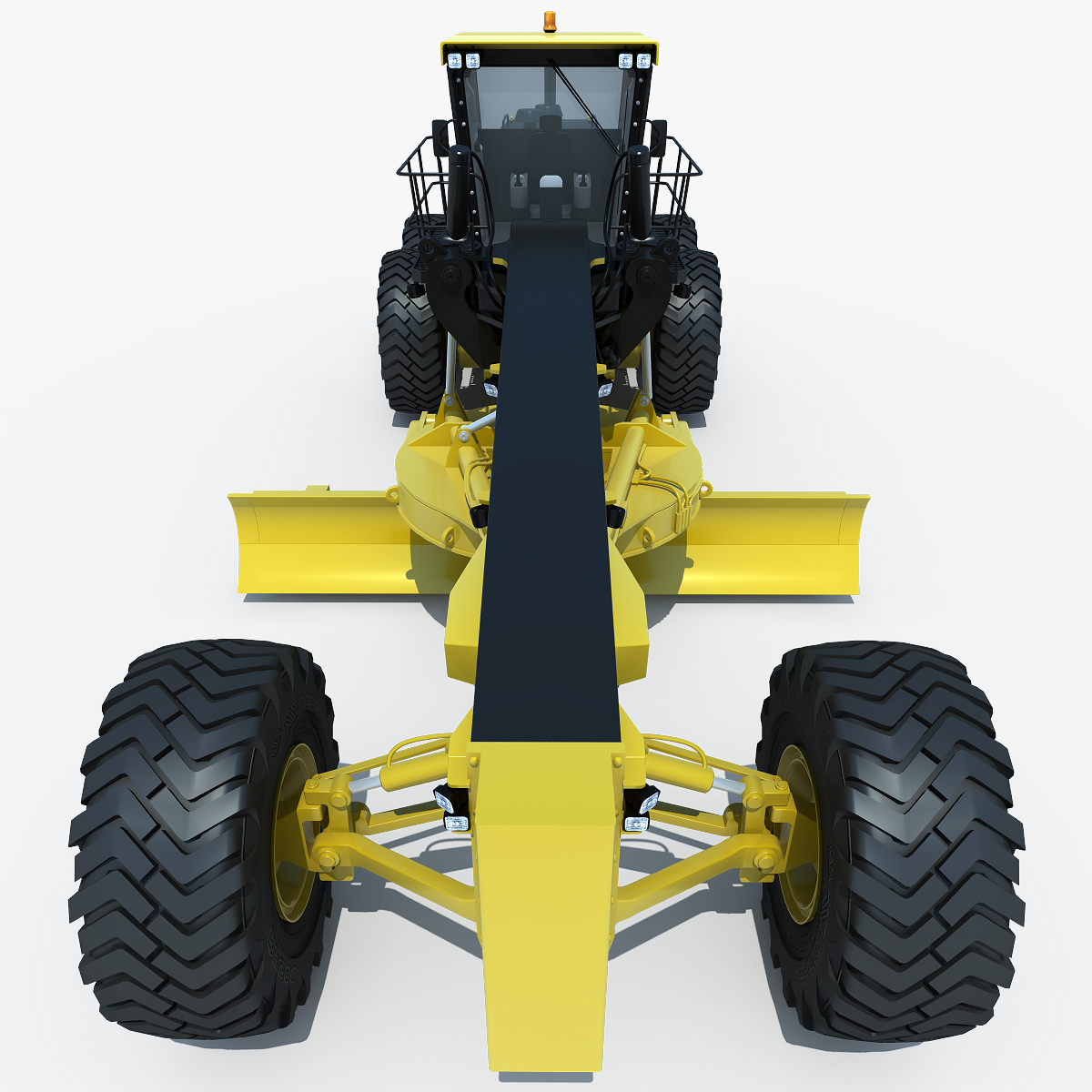 motor grader 3d c4d