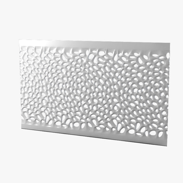 3D Perforated Models | TurboSquid