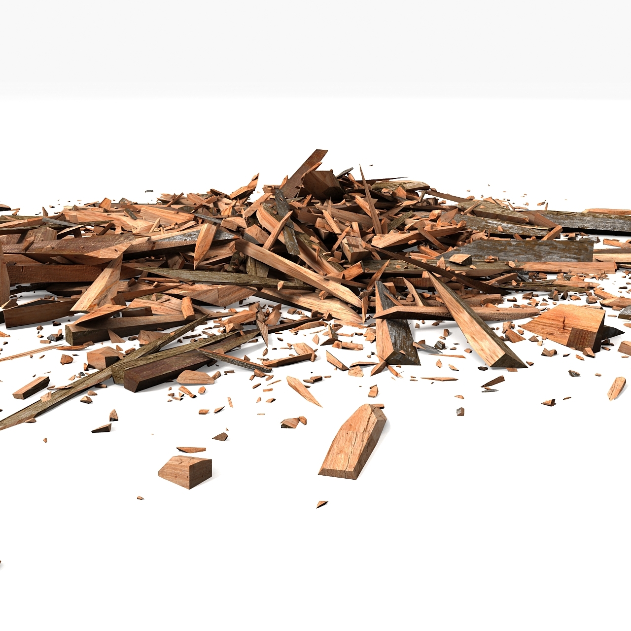 3ds max wood debris