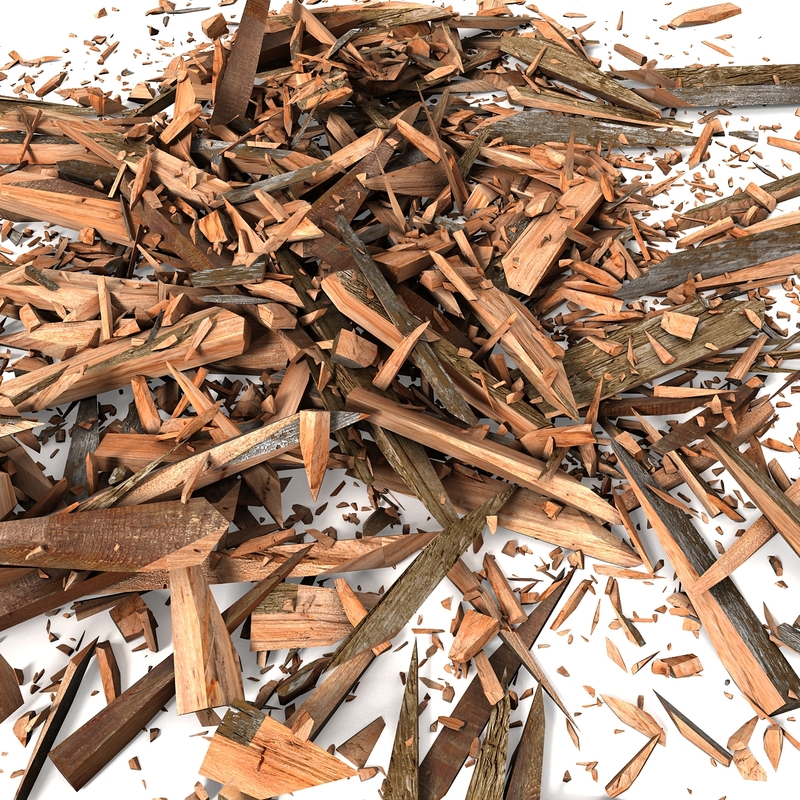 wood debris 3d model
