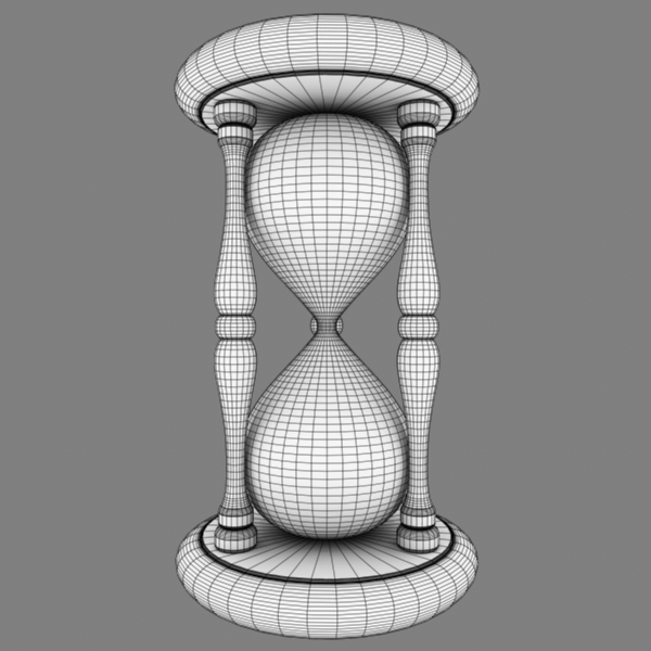 3d hour glass model