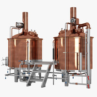 beer buckets 3d model