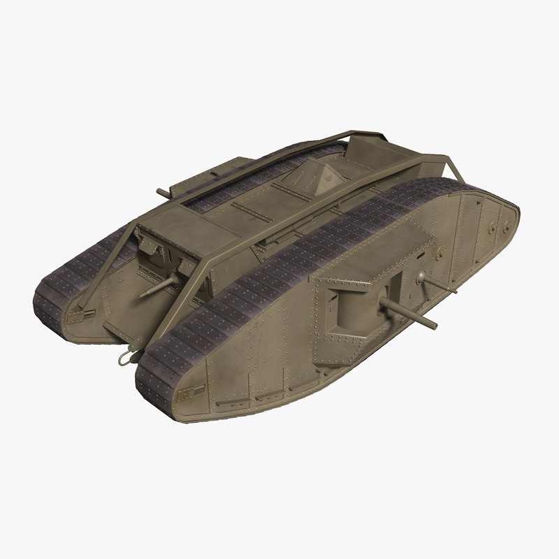 mark iv british tank fbx