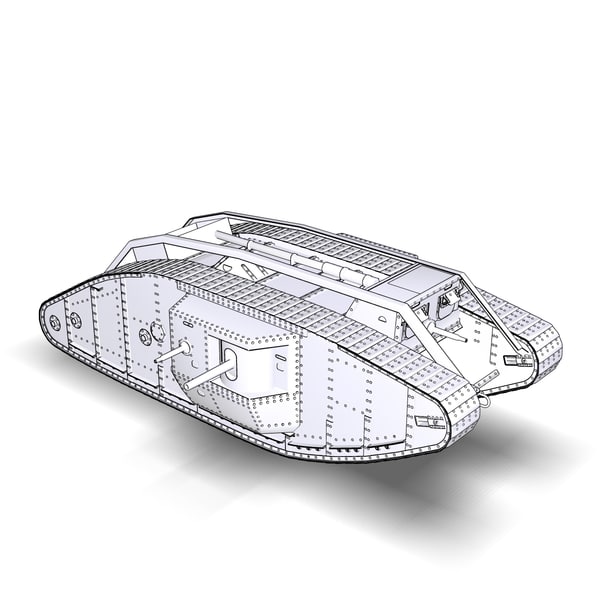 mark iv british tank fbx