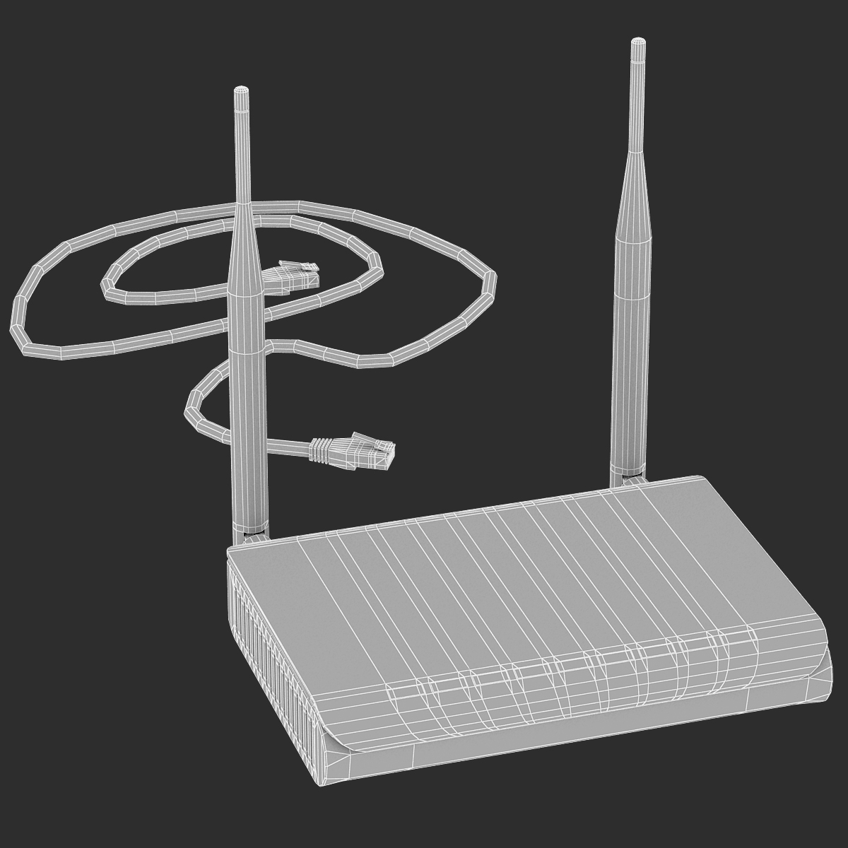 wifi router 3d max