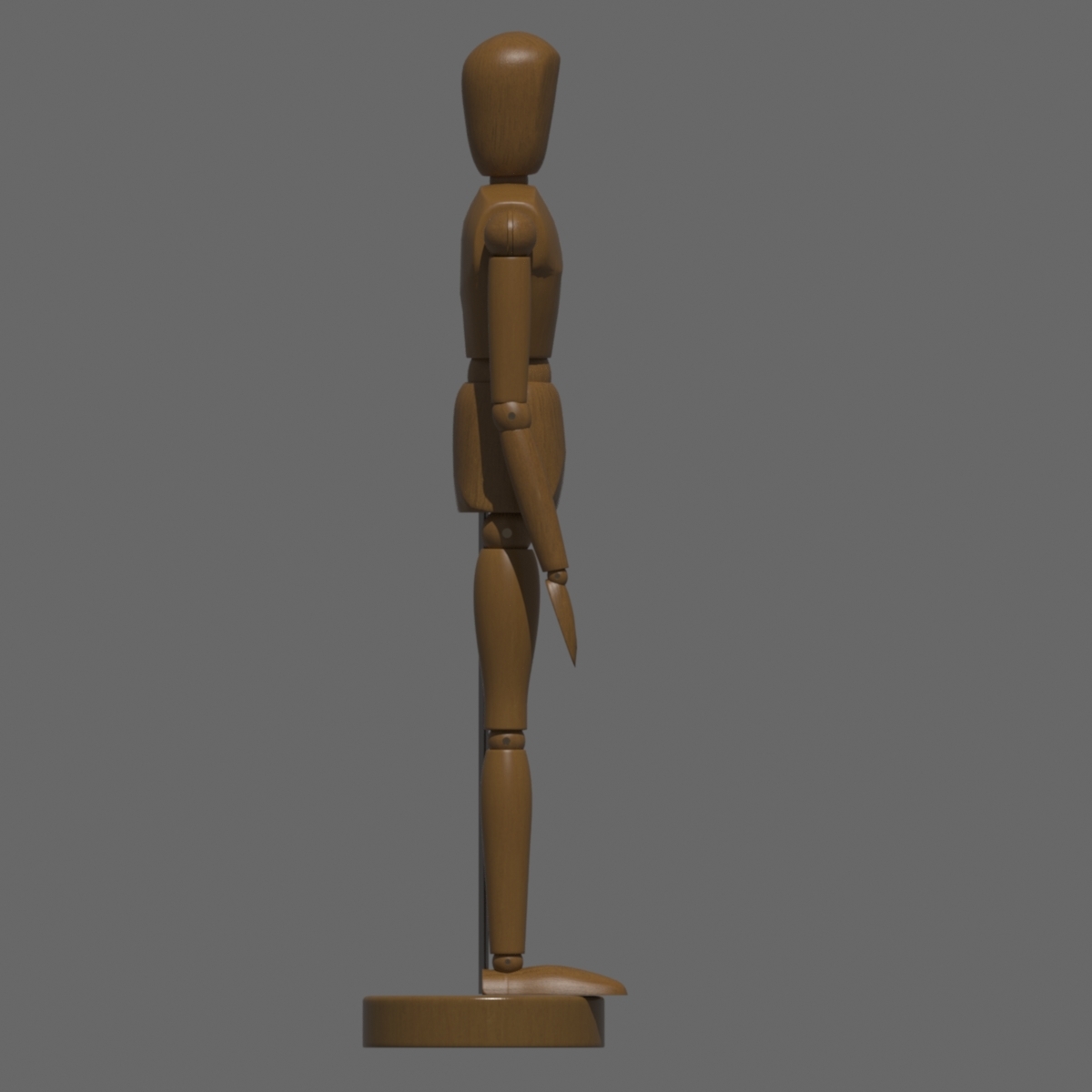 3d artist s figure model