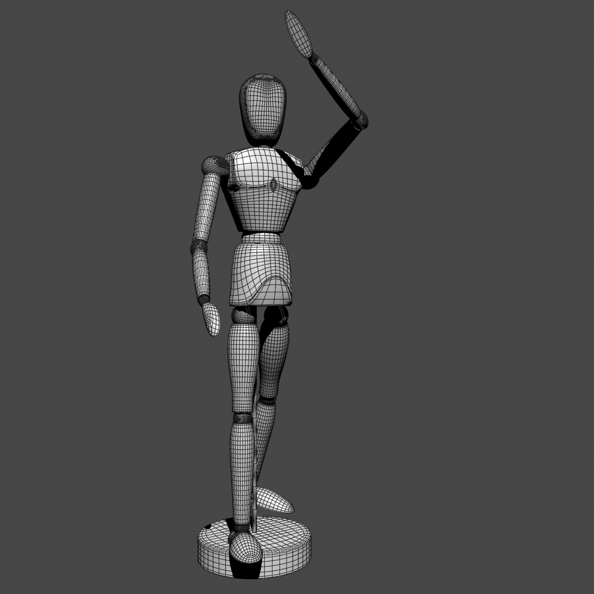 3d artist s figure model