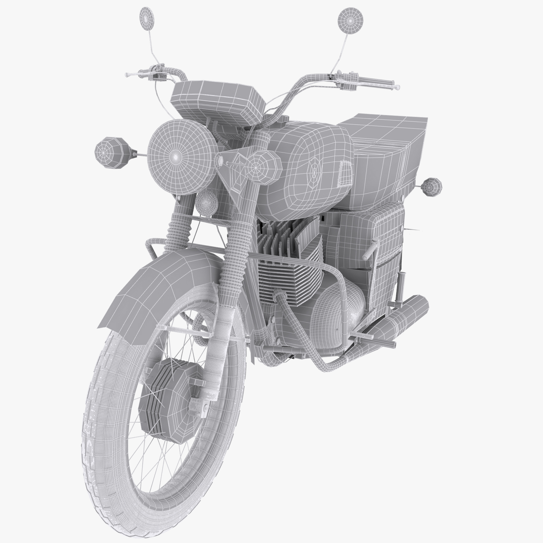 3d motorcycle model