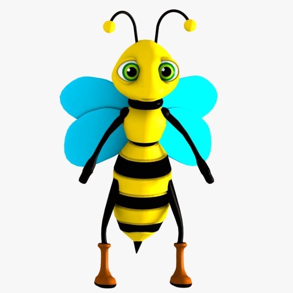 bee character 3d model