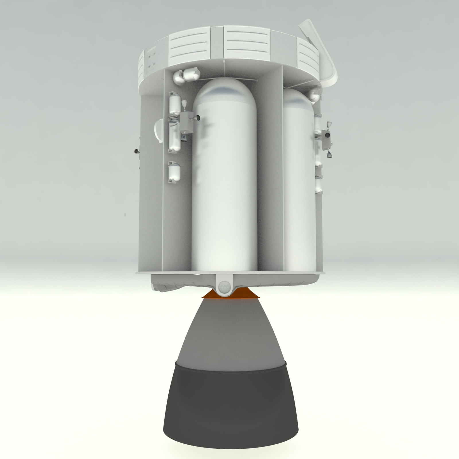 3d model apollo service module