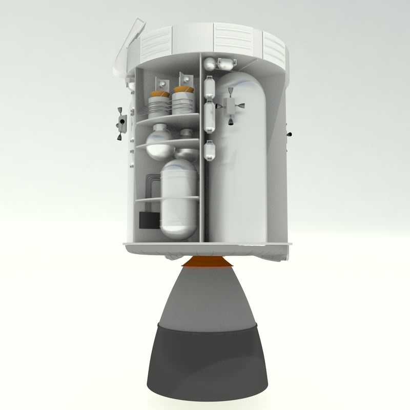3d model apollo service module